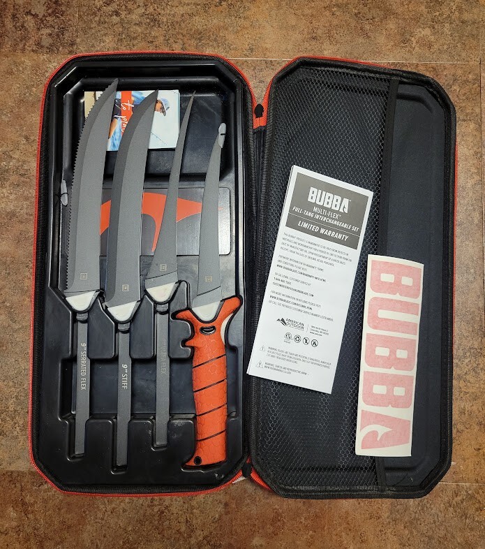 Bubba Multi-Flex Interchangeable Blade Fillet Kit/Red - HOT BRAND NEW ...