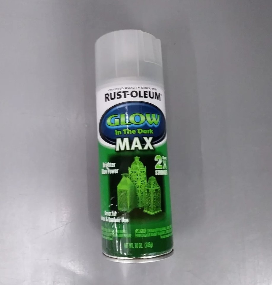 Rust-Oleum 278733 Specialty Spray Paint 10 oz, Glow in the Dark Max New ...