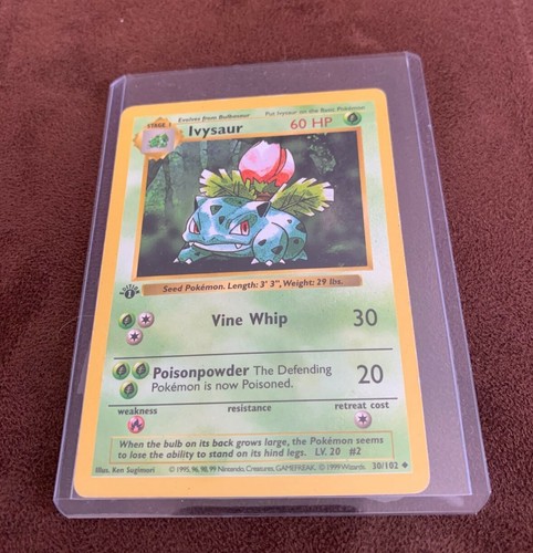 1st Edition Ivysaur 1995,96,98,99 Ninetendo,Creatures,GAMEFREAK 1999 ...