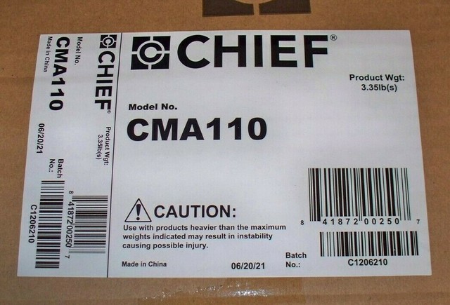 Chief CMA110 8-inch Flat Ceiling Plate for sale online | eBay