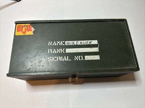 Vintage 1964 GI Joe Wooden Footlocker Wood Box 1 Joe | eBay
