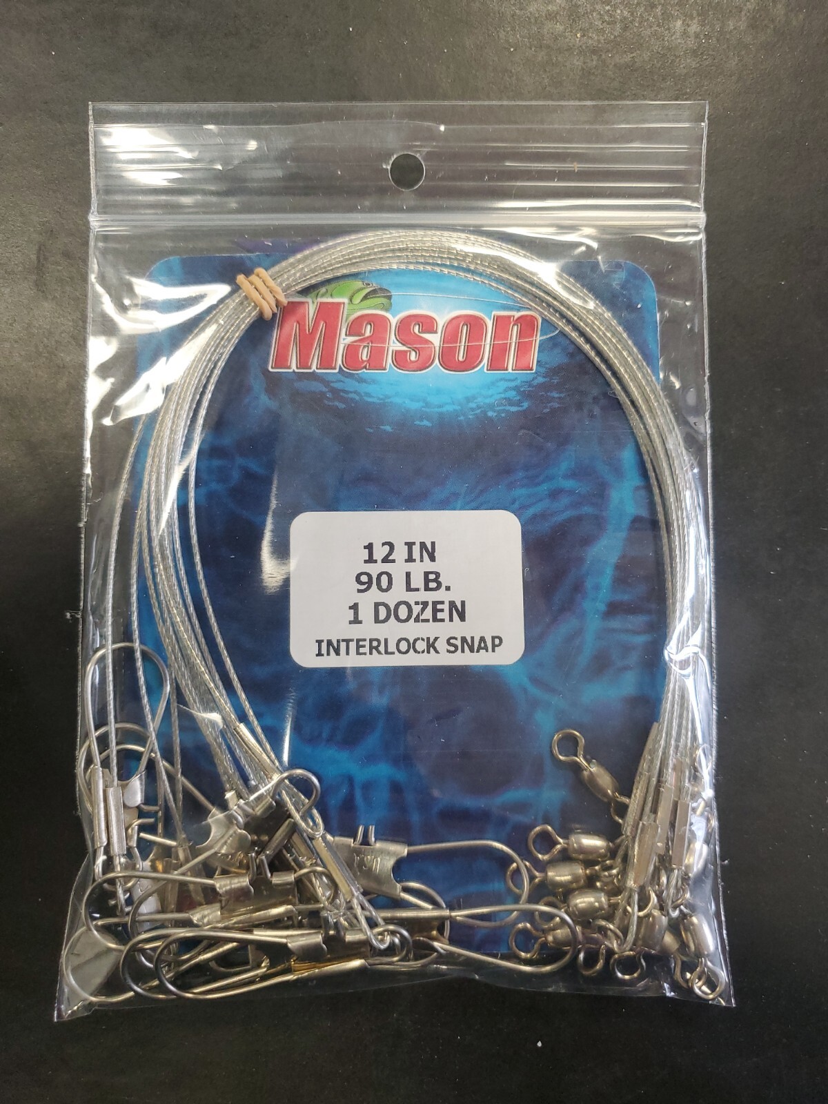 Mason Tackle Nylostrand Interlock Nylon Coated Wire Casting Leader ...