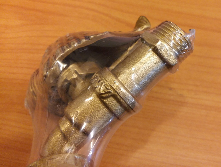 Shell Brass Faucet Garden Conch Spigot Vintage 1/2" Water Tap Home ...