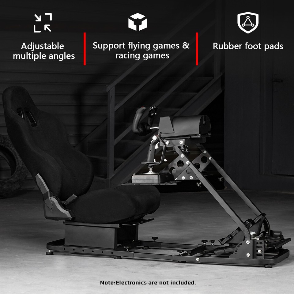 Dardoo Flight Racing Simulator Cockpit With Seat Fit Logitech G920 G29 ...