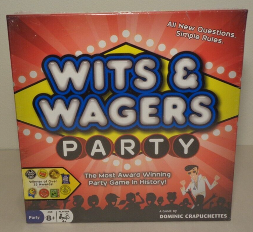 WITS & WAGERS PARTY New Board Game / A Game By Dominic Crapuchettes ...