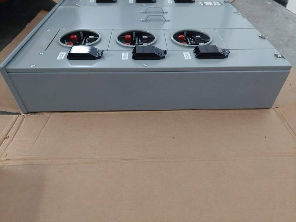 Siemens 6-Gang 400A 125 Amp WP4611 UNI-PAK Meter Stack | eBay