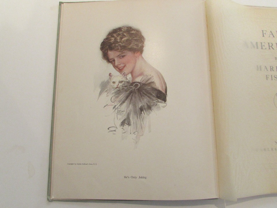 Fair Americans, by Harrison Fisher - 1911 Antique Hardcover Book | eBay