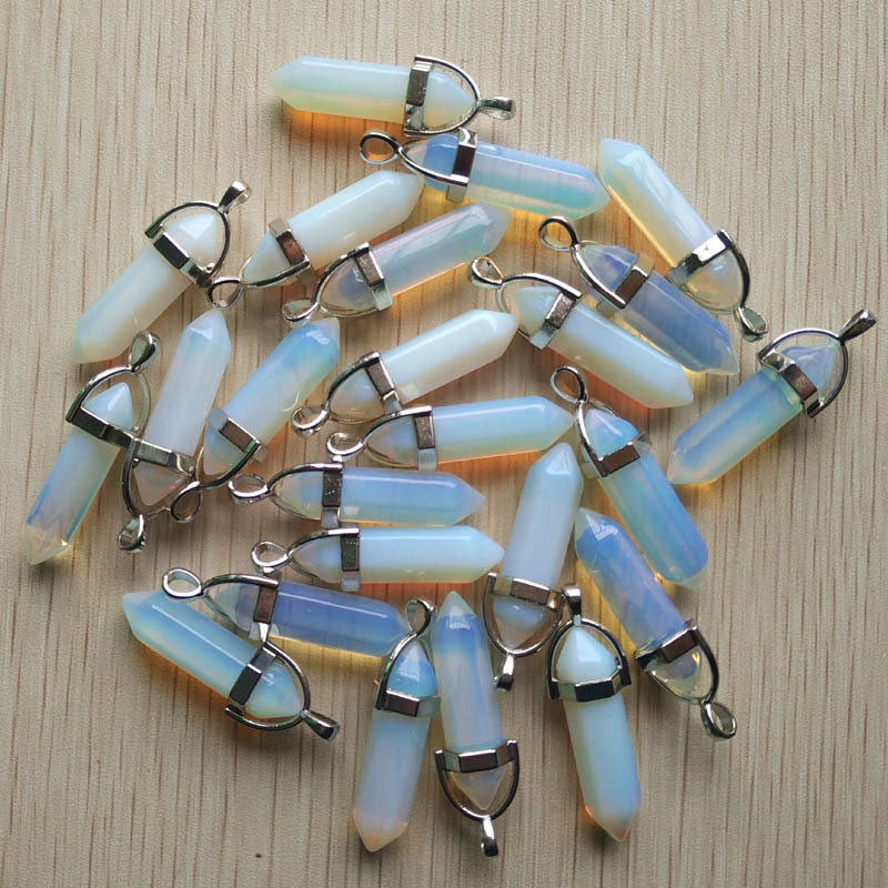 Fashion opal Stone Point Chakra Healing Pendants 24pcs/lot Wholesale | eBay