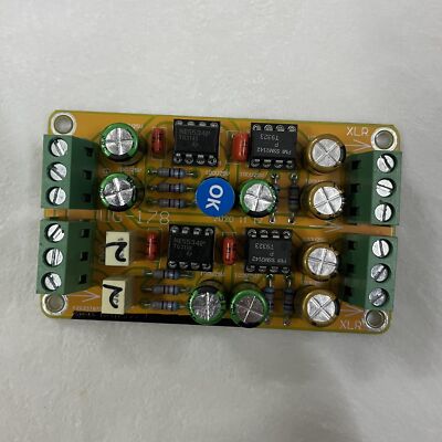 SSM2142 Unbalanced RCA To Balanced XLR Output Circuit Board | eBay
