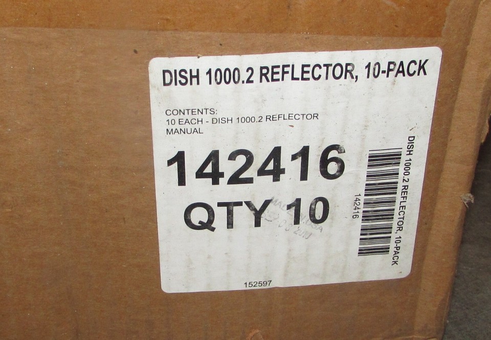 Dish Network 1000.2 Dish Eastern & Western Arc Antenna Reflector only ...