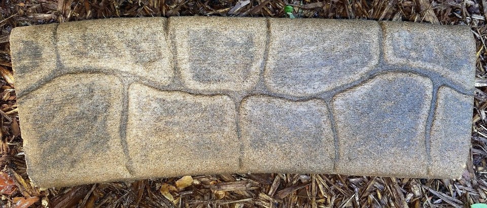 6" Large Random Slate Concrete cement Landscape Curbing texture Imprint ...