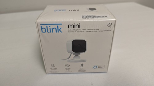 New BLINK Mini Indoor Plug-In HD Smart Security Camera Motion Detection ...