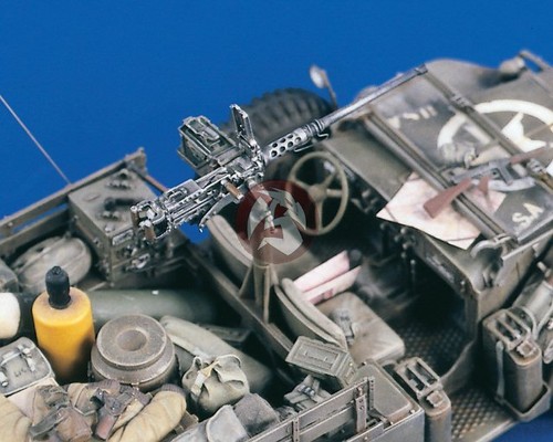 Verlinden 1/35 SuperValue .50 Caliber Machine Guns (x4) w/Ammo Boxes ...