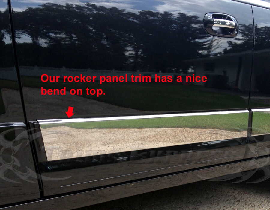2007-2017 Ford Expedition EL Rocker Panel Trim Cover Stainless Steel ...