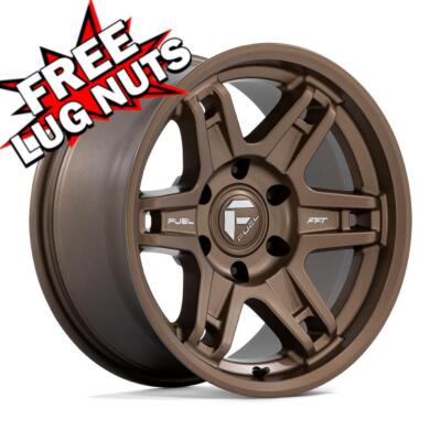 20 inch 20x9 Fuel D837 SLAYER MATTE BRONZE wheel rim 6x4.5 6x114.3 +1 ...