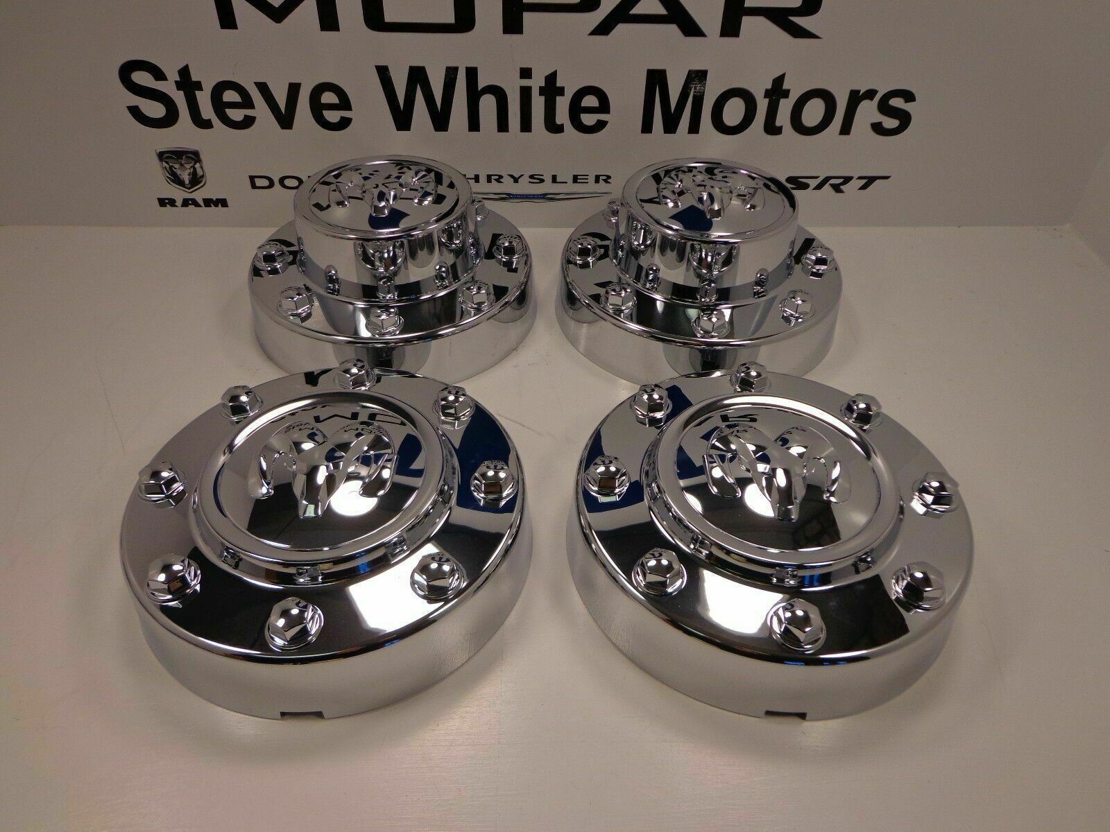 11-18 Dodge Ram 3500 Dually Forged Alcoa Alloy Wheels Set of 4 & CAPS ...