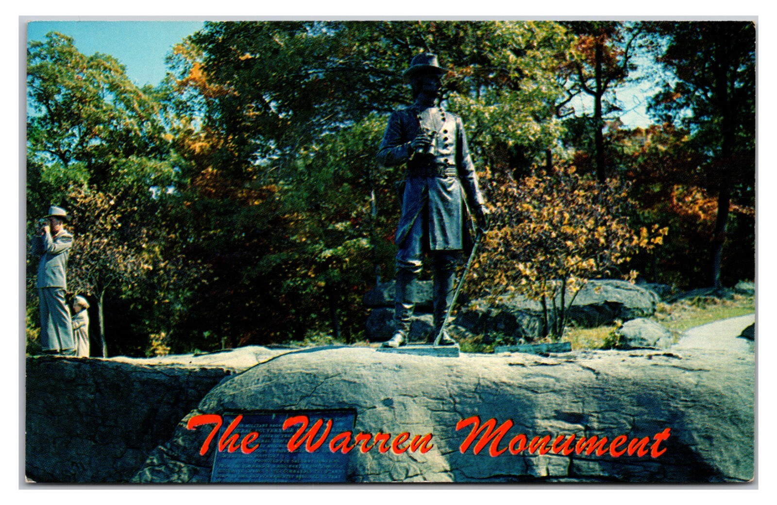 1960s- The Warren Monument - Gettysburg, Pennsylvania Postcard ...