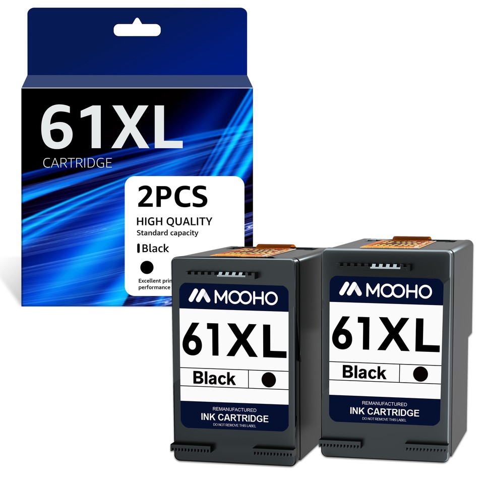 61XL 61 XL Black Color Ink Cartridge For HP ENVY 4500 4501 4502 4504 ...