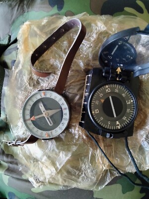 USSR COMPASS ADRIANOV VINTAGE MILITARY SURVIVAL SOVIET ARMY ORIGINAL ...