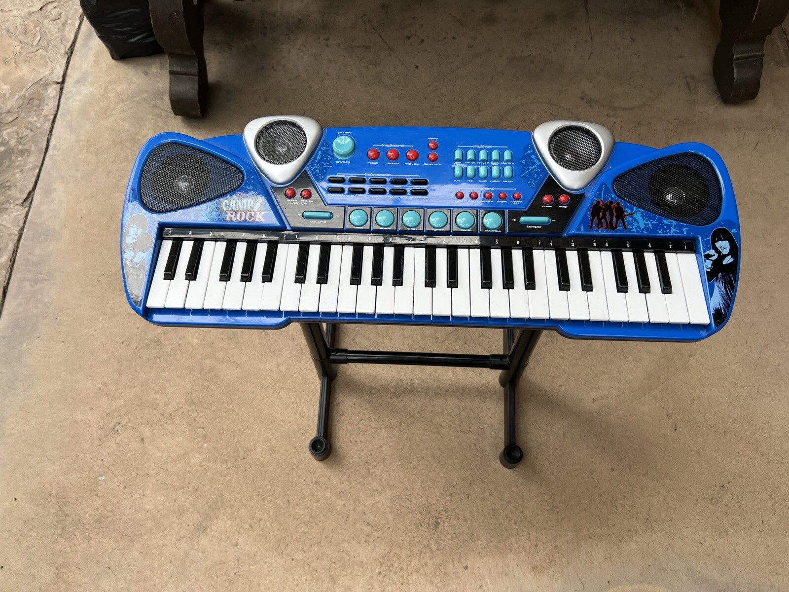Disney’s Camp Rock Electronic Keyboard With Stand - Rare | eBay