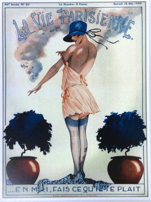 1925 La Vie Parisienne Sortie French Nouveau France Travel ...