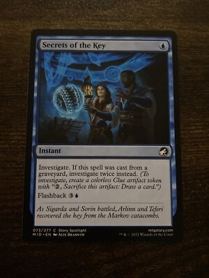 Secrets of the Key (073) Innistrad: Midnight Hunt MTG Magic The ...