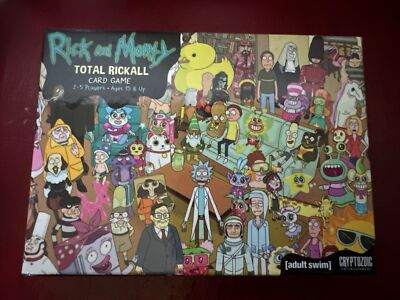 Sealed Rick and Morty TOTAL RICKALL Card Game Adult Swim 2016 | eBay