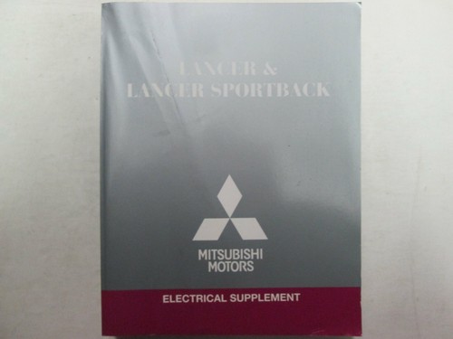 2015 Mitsubishi Lancer Sportback Électrique Supplément Manuel OEM | eBay