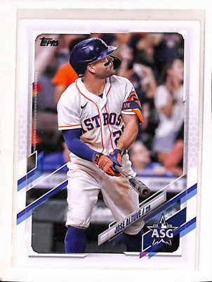 2021 Topps All Star Game 70th parallel ASG-37 Jose Altuve #/70 Houston ...