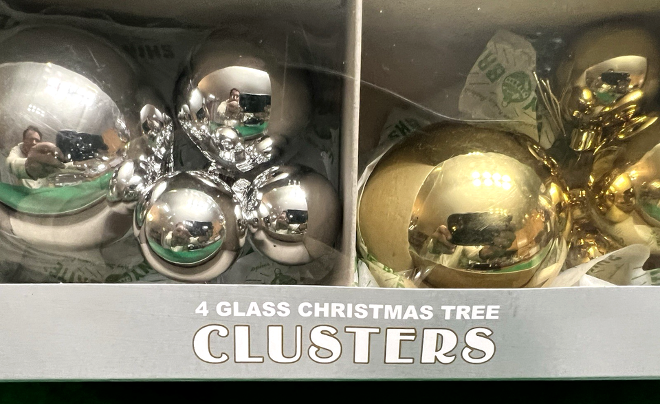 2025 Christopher Radko Shiny Brite 4 Jumbo Glass Christmas Tree ...
