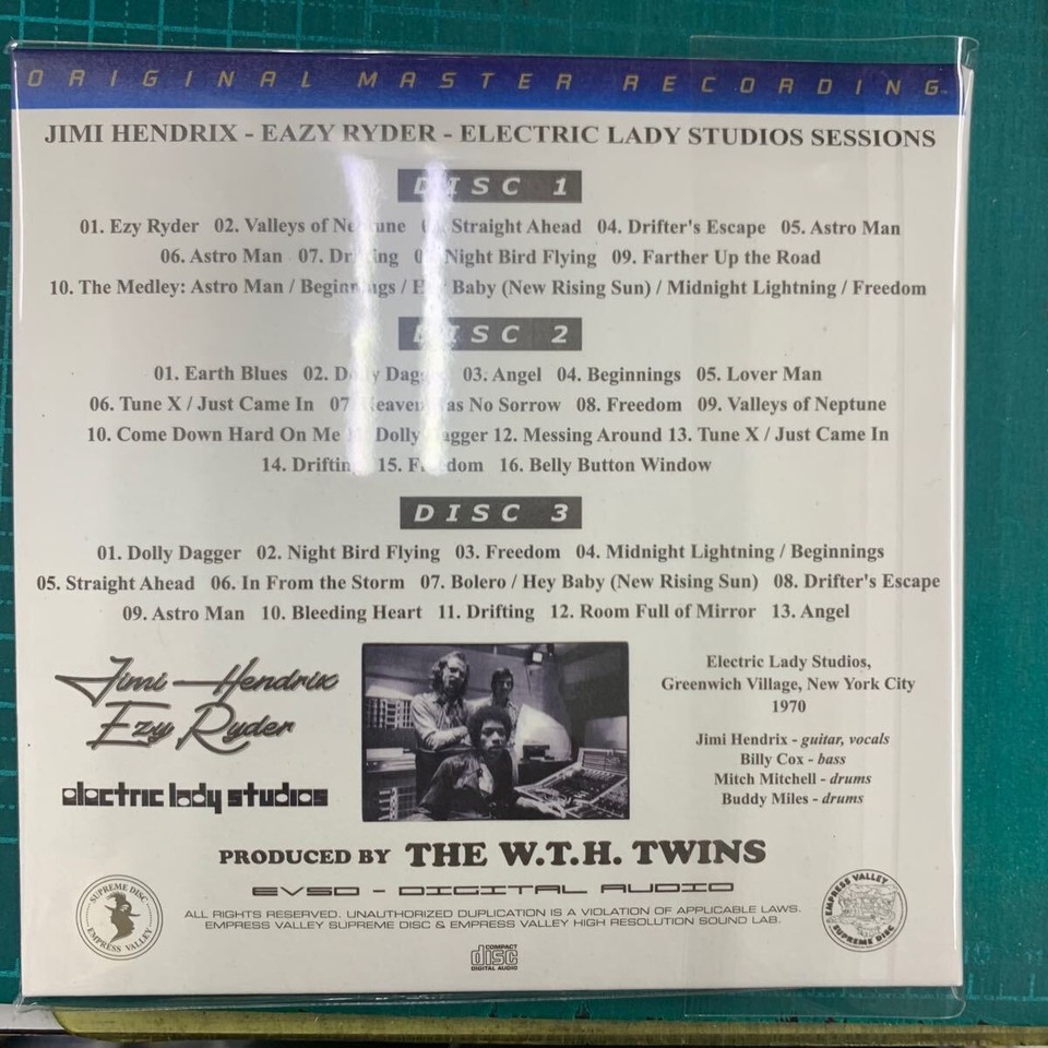 Jimi Hendrix / Pandor'S 10Cd Box Ezy Ryder Electric Ladyland Sessions Studio Se | eBay