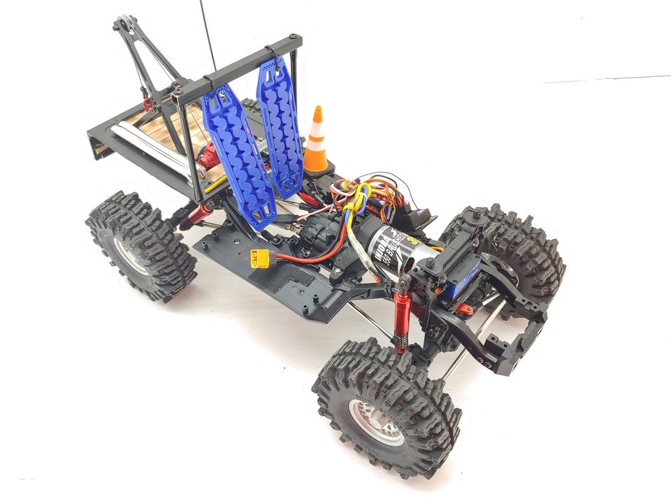 Custom Built 1/10 Scale 4x4 RC Tow Truck Crawler RTR w, 1080 ESC, Metal ...