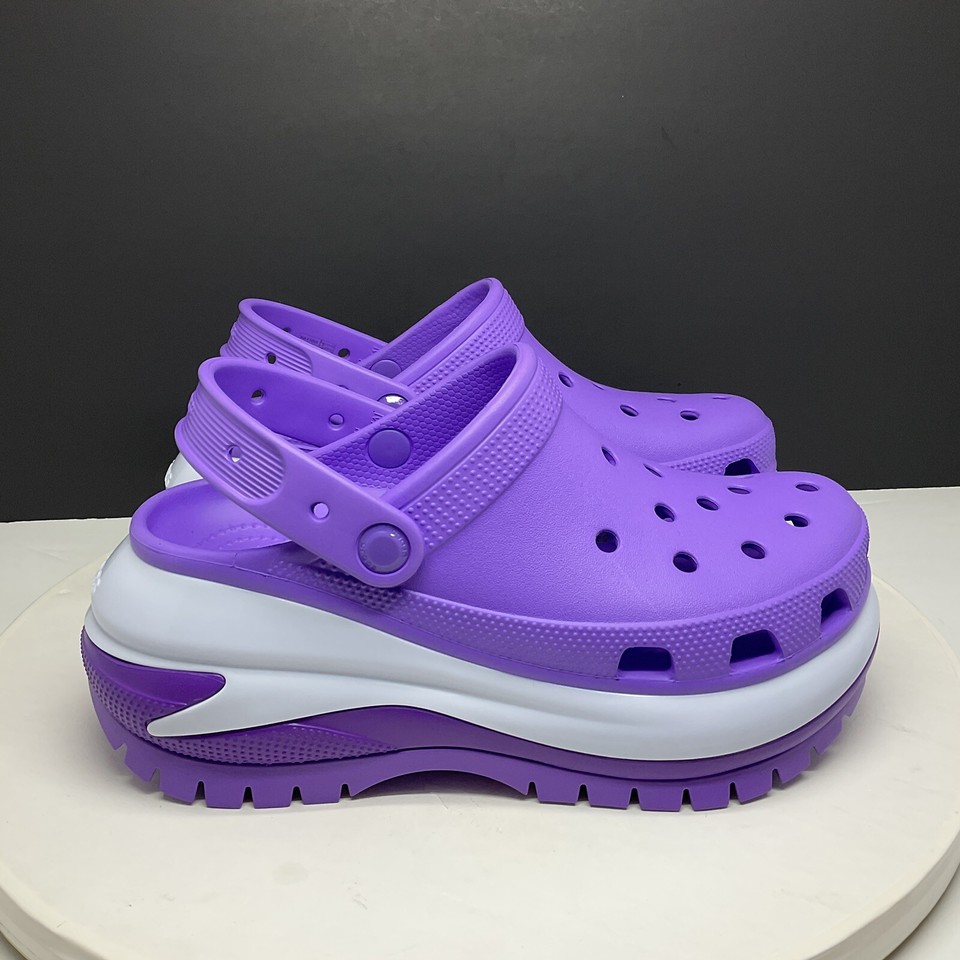 Crocs Shoes Women 8 Men 6 Mega Crush Clogs Chunky Platform Galaxy ...