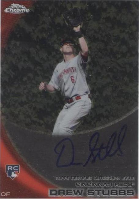 2010 Topps Chrome - Drew Stubbs #219 Rookie Autographs (AU, RC) for ...