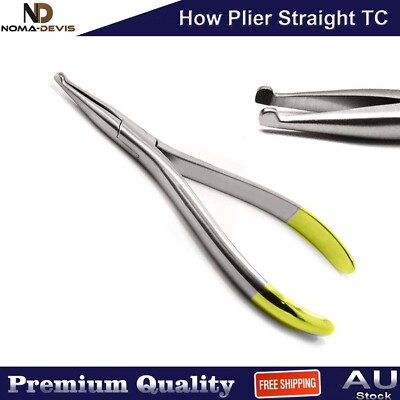 Orthodontic Howe Plier Straight TC Dental Arch Wire Holding Removal ...