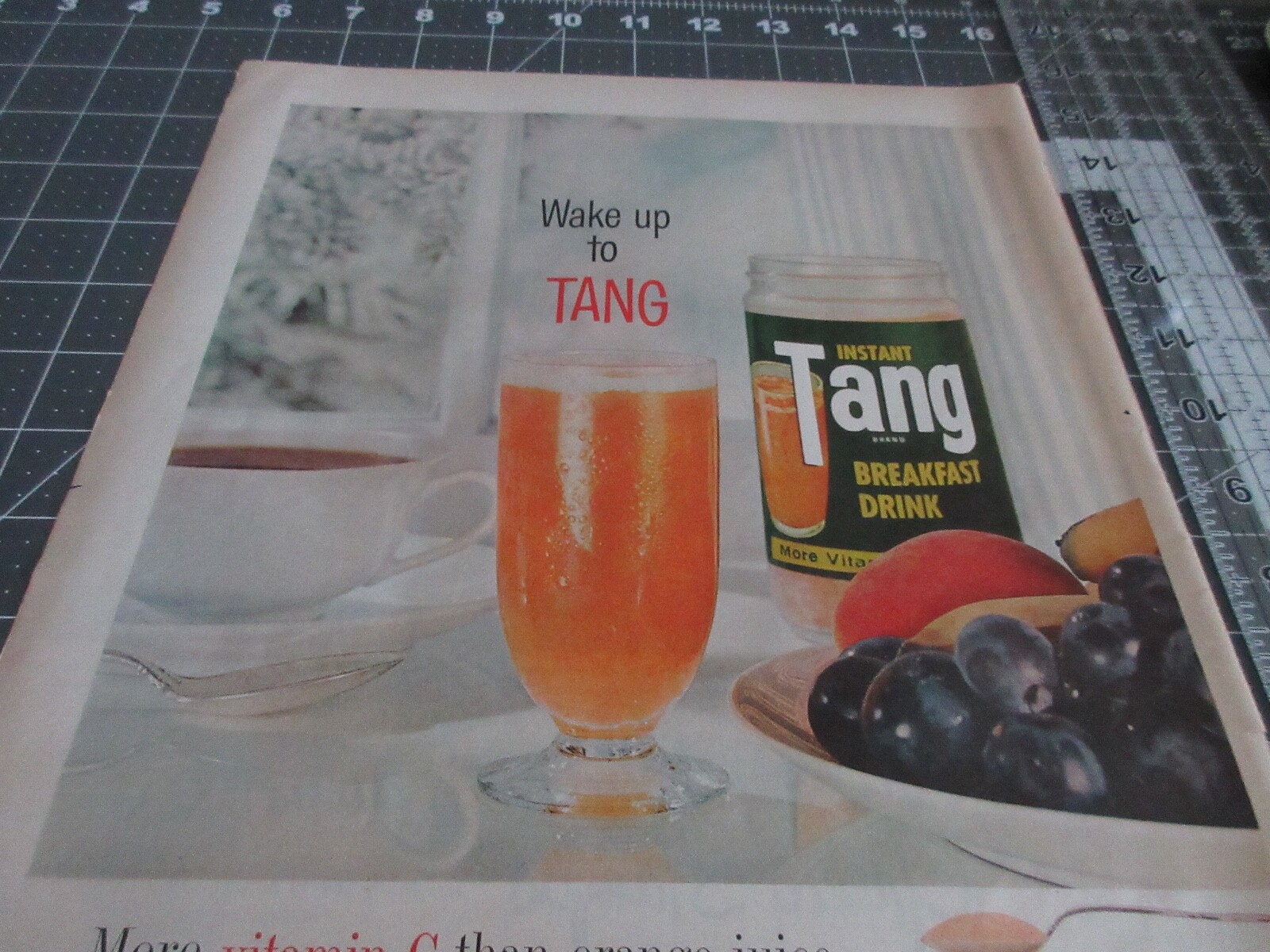 1960 Tang Breakfast Drink, Vintage Print Ad ~ Wake up to Tang | eBay