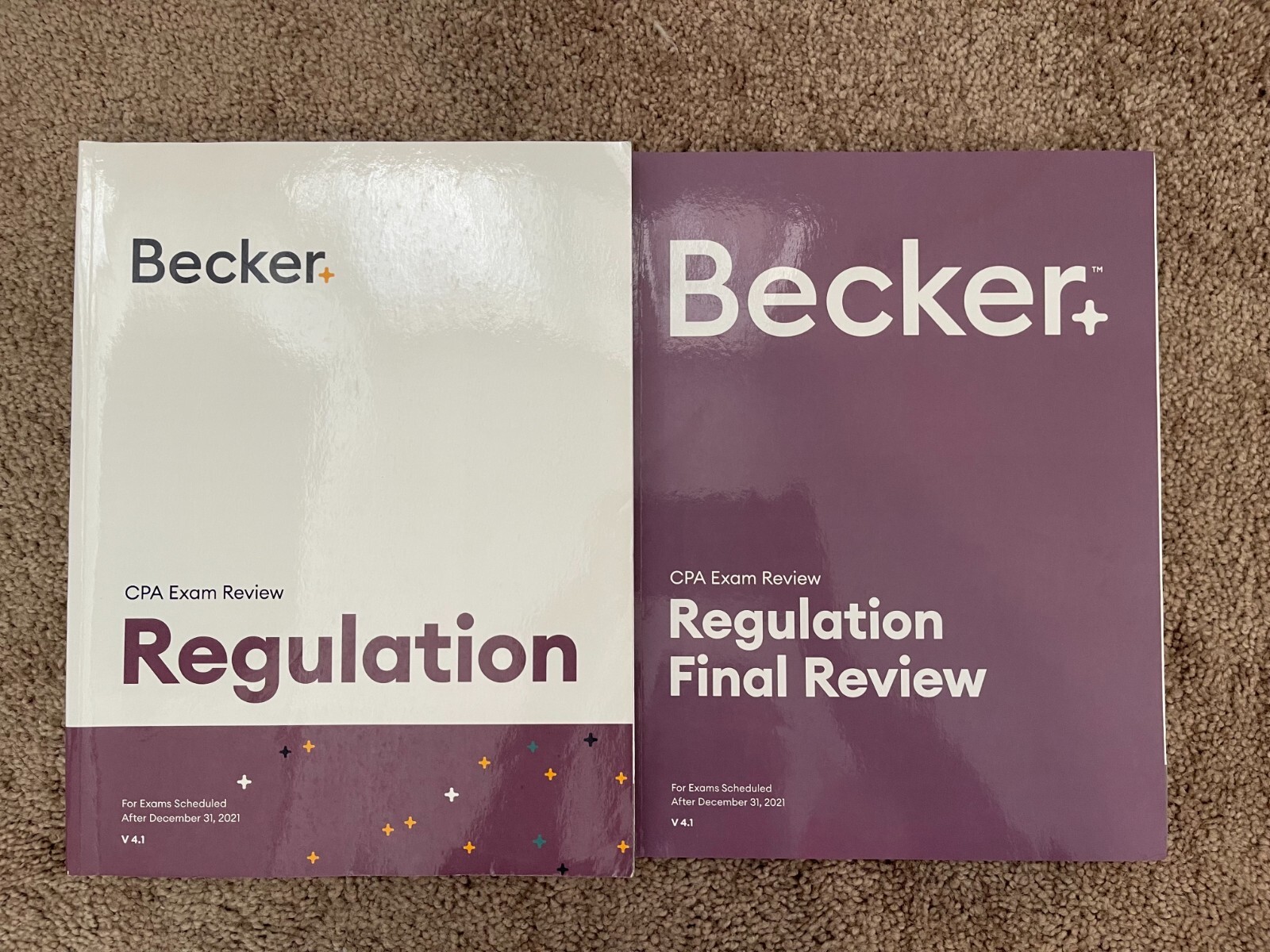 Becker CPA Exam Regulation Textbook V4.1 & Final Review V4.1 Used | eBay