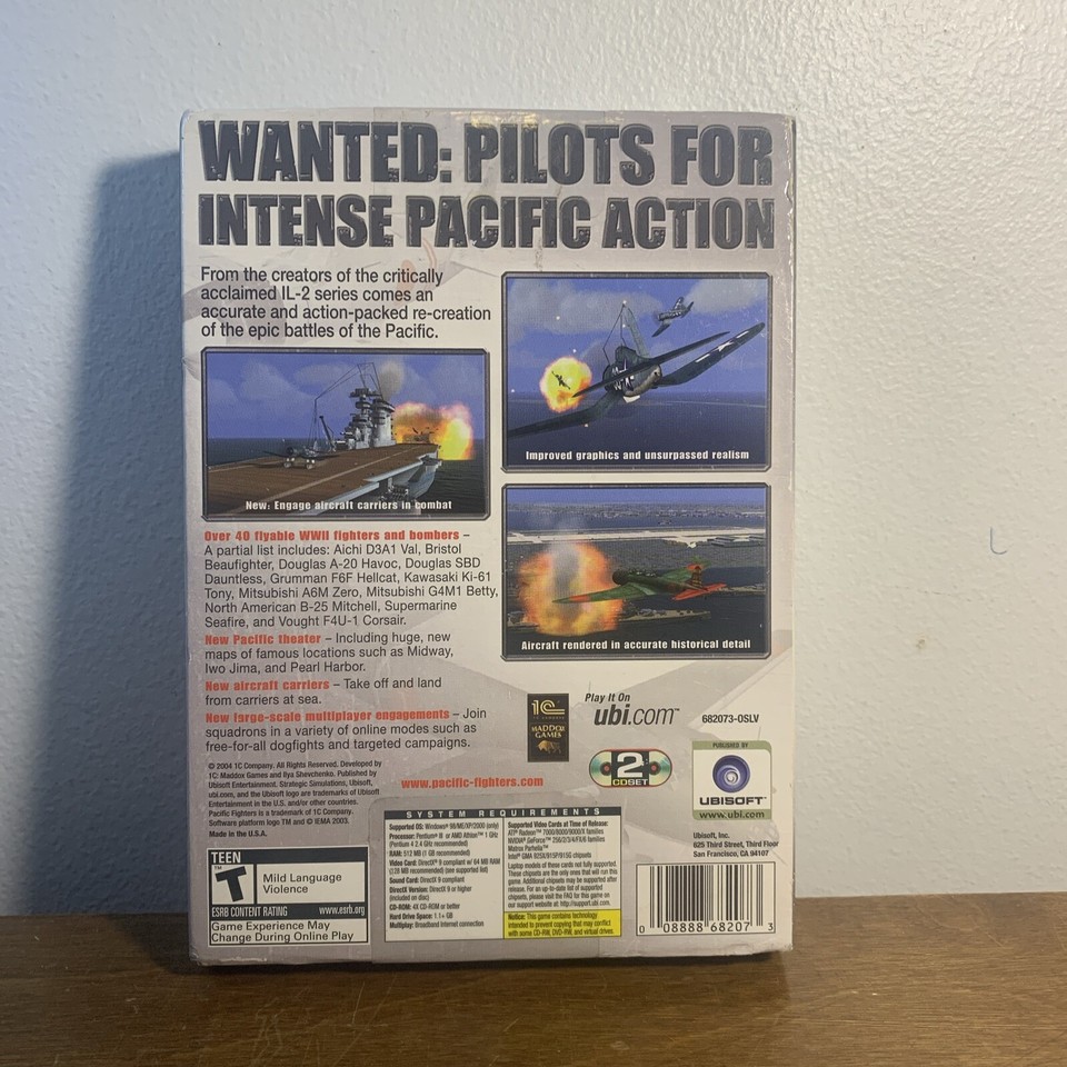 Strategic Simulations: Pacific Fighters (PC CD-ROM, Ubisoft, 2004 ...