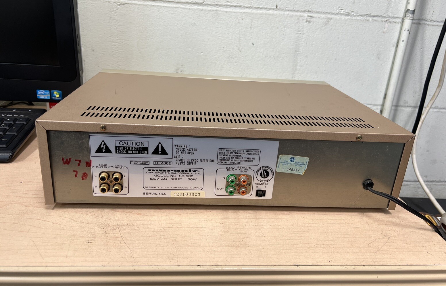 Marantz SD530 Auto Reverse Cassette Tape Deck# (Serviced) | eBay