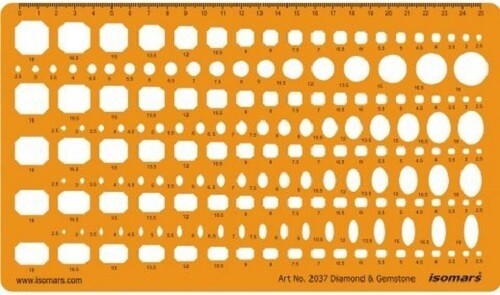 Stencil Designed Template Diamond and Gemstone Template | eBay
