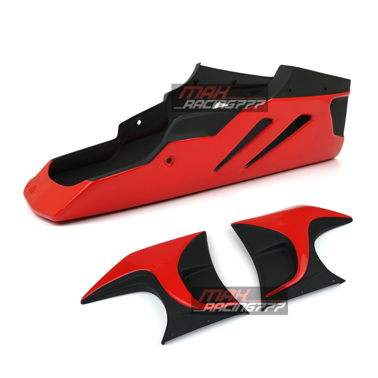 Max777 Red Fairing Belly Pan Set SIDE FRAME BODY For Honda New Grom ...