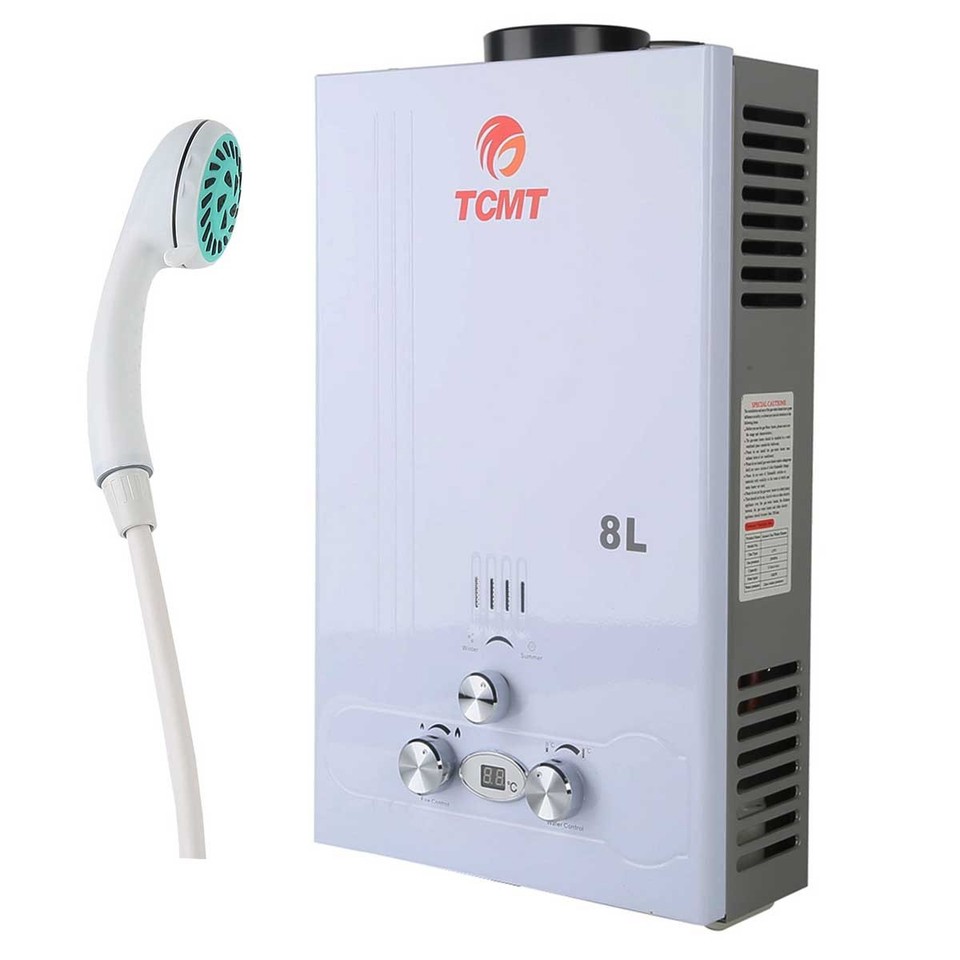 8L 10L 12L 18L Propane Gas Tankless Water Heater 6L Portable LPG Water ...