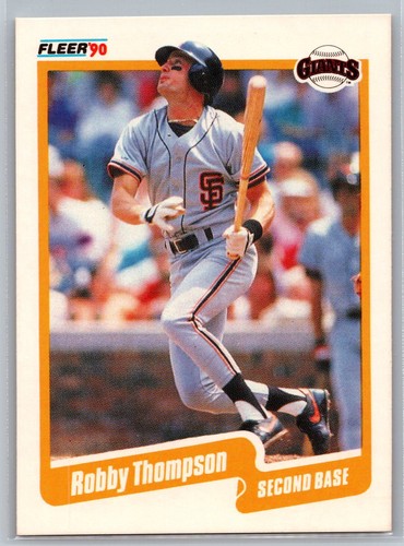 Robby Thompson 1990 Fleer BASEBALL #73 San Francisco Giants | eBay