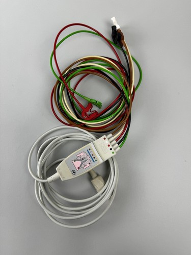 Philips M1668A ECG TRUNK CABLE with 5-Lead GRABBER CABLE | eBay