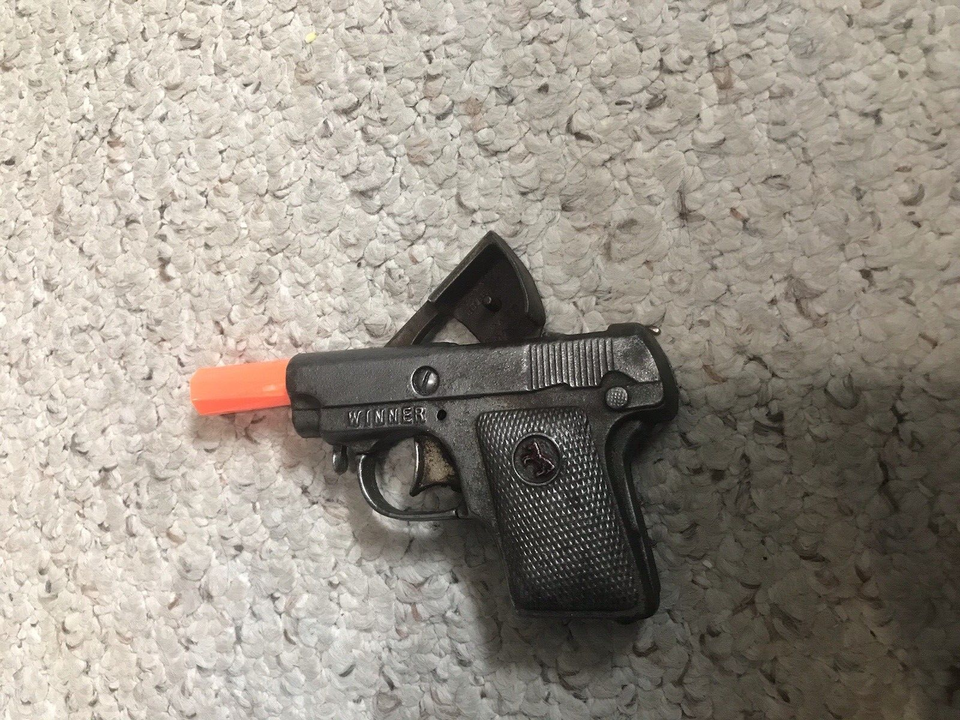 Vintage 1940s Rare Hubley Colt logo marked "WINNER" toy cap gun cast ...