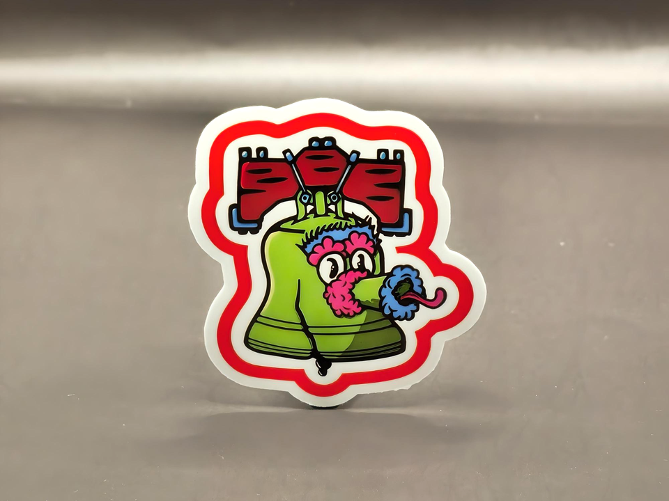Philadelphia Phillies Inspired Stickers Baseball Philly Phanatic Bell ...