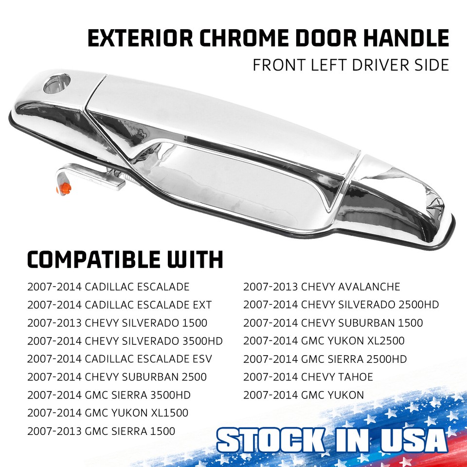 Replacement Front Driver Left Side Door Handle for 2007-2014 Cadillac ...