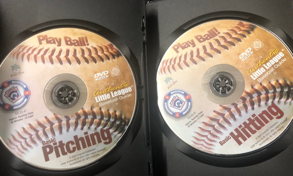 2 Play Ball! DVDs, Authentic Little League Baseball Guide. Pitching ...