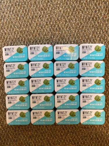 Myntz! Empty Wintermint Tin Can - 20 Total! - Crafting, Geocaching or ...