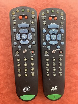 DISH NETWORK 3.0 IR #1 (2) REMOTE CONTROL for 322 311 301 351 2800 3900 ...